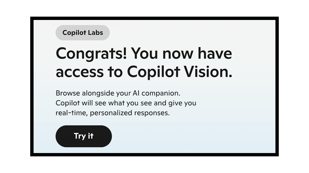 How to Use Copilot Vision Gen AI within Microsoft Edge