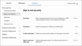 How to Increase Your eBay Account Security with a Passkey