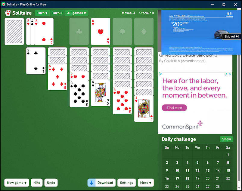 Can I Add Solitaire as an Extension to Microsoft Edge?