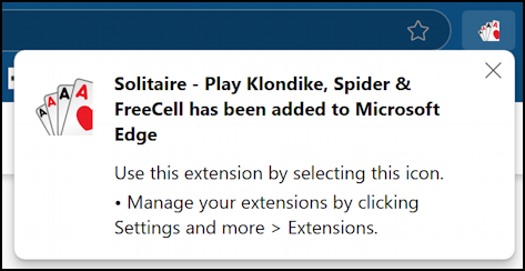 Can I Add Solitaire as an Extension to Microsoft Edge?
