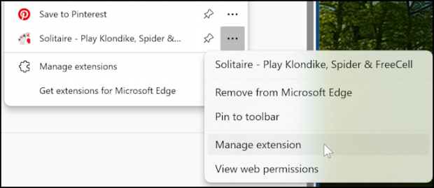 Can I Add Solitaire as an Extension to Microsoft Edge?