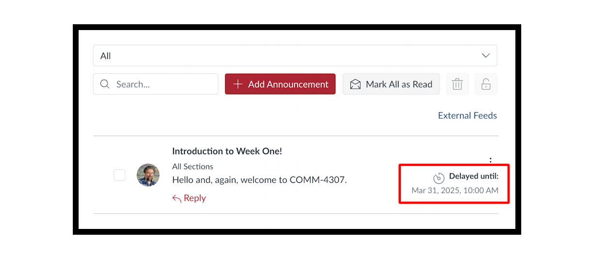 How to Easily Schedule Posts in the Canvas LMS