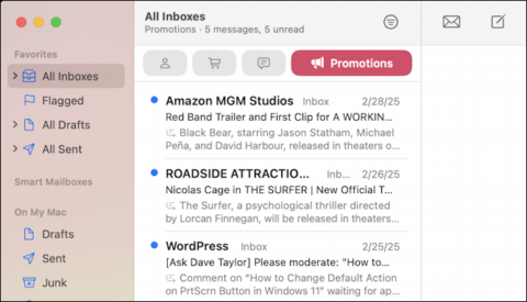 How to Work with Categories in Apple Mail for MacOS