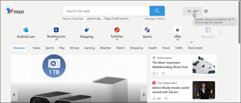 How to Change Default Location for MSN Weather on MSN.com