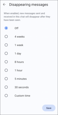 How to Send Disappearing Messages in Signal