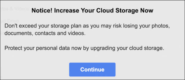Is Your Cloud Storage Full? Nope, it’s Spam.