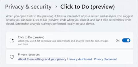 How to Use “Click to Do” on a Windows11 Copilot+ PC