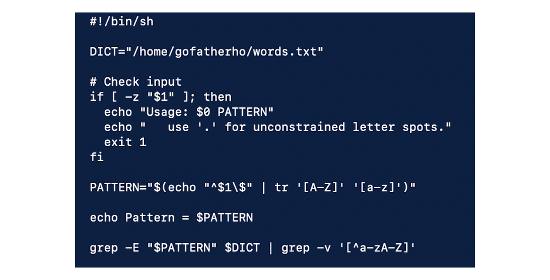 How to Create a Linux Word Finder Shell Script