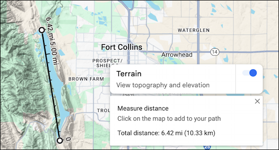 How to Measure Distances in Google Maps