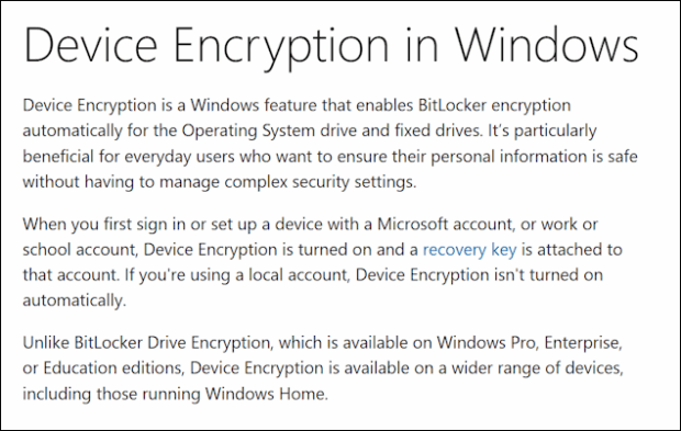 Enable Encryption to Allow AI “Recall” with Windows 11
