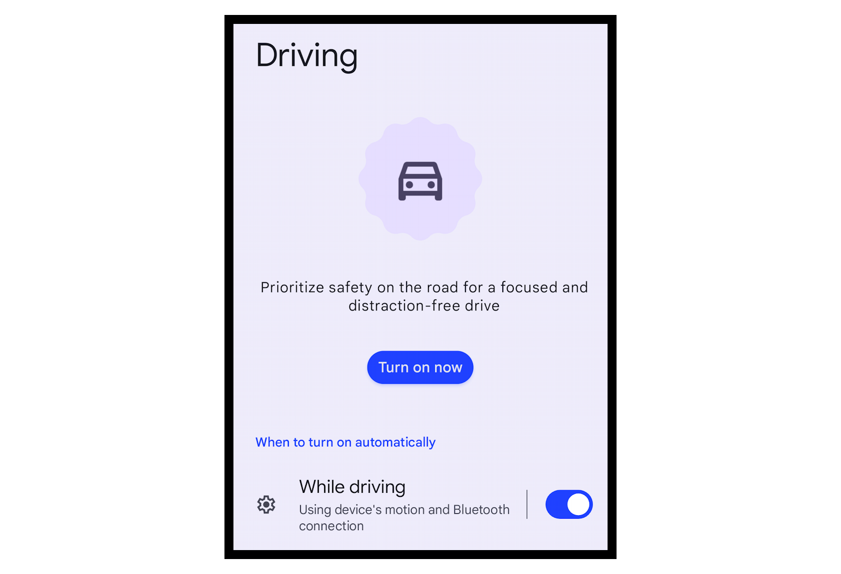 How to Enable Driving Mode on an Android Phone