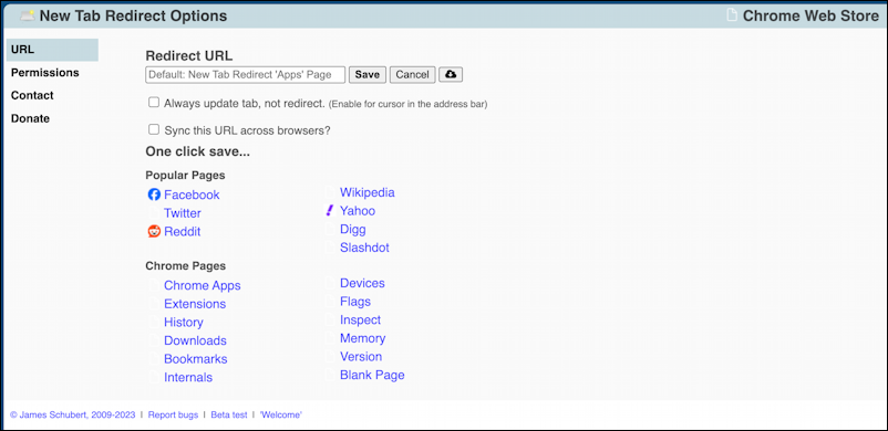 Add a Default Webpage for New Tabs in Microsoft Edge