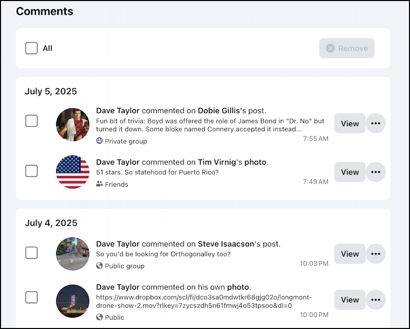 How to Find All of Your Facebook Comments and Likes
