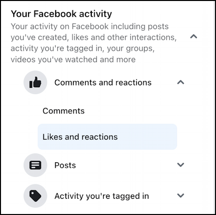 How to Find All of Your Facebook Comments and Likes