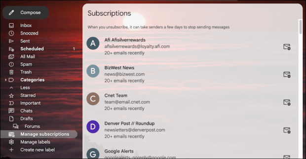 Get Started with the Gmail “Manage Subscriptions” Feature