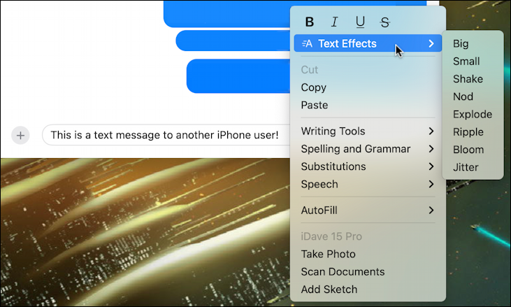 All About Apple iPhone & Mac Messages Text Effects