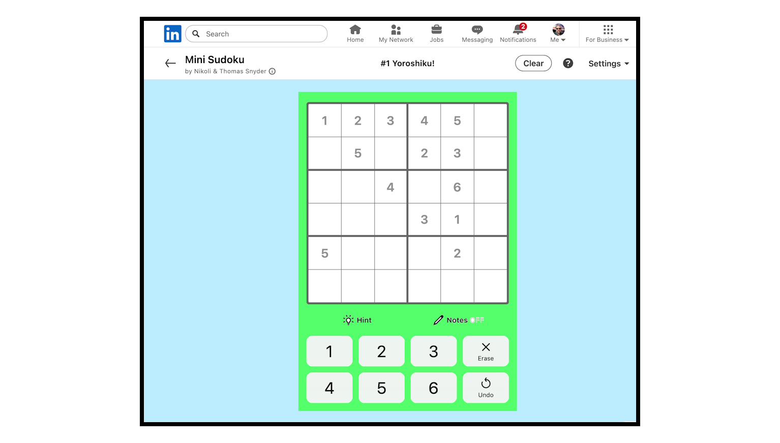 How to Solve the Mini Sudoku Puzzles on LinkedIn