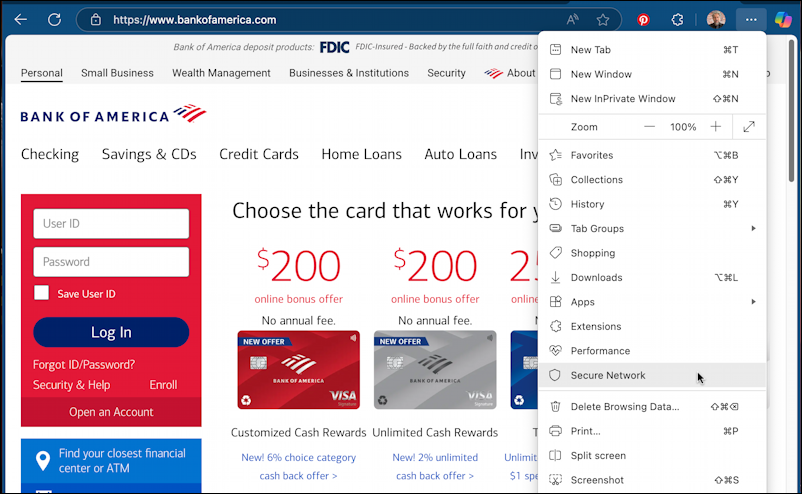 How To Utilize Secure Network” Vpn Within Microsoft Edge