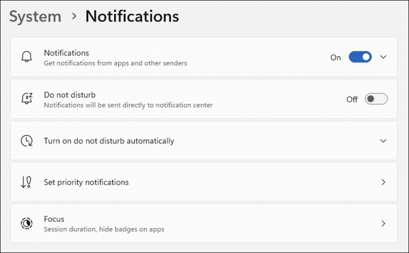 How to Mute App and System Notifications in Windows 11