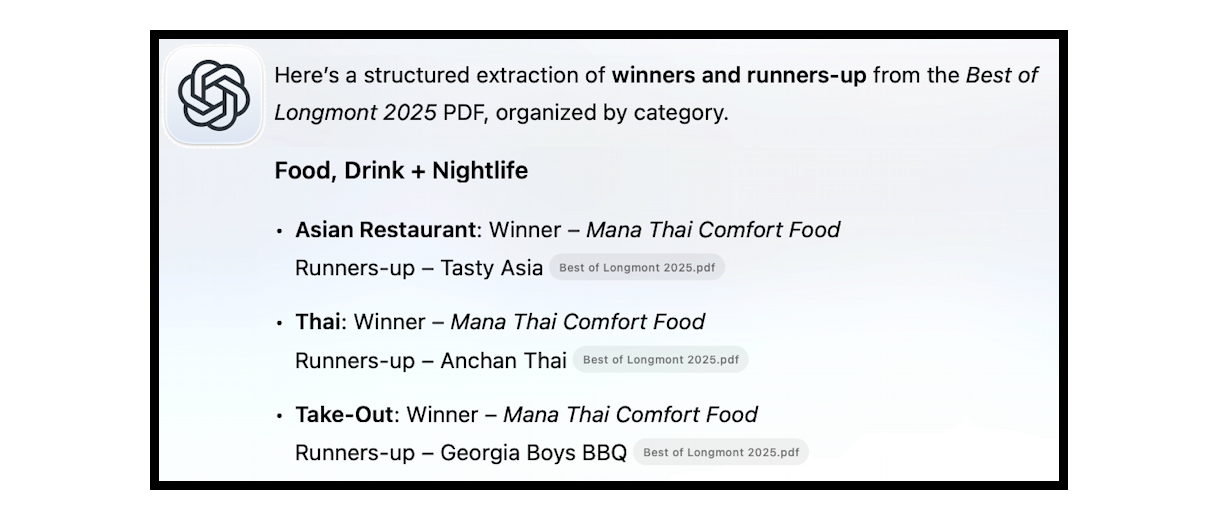 Use ChatGPT AI to Extract Key Data from a PDF Document