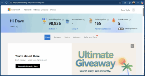 How to Redeem Microsoft Rewards Points for Gift Cards