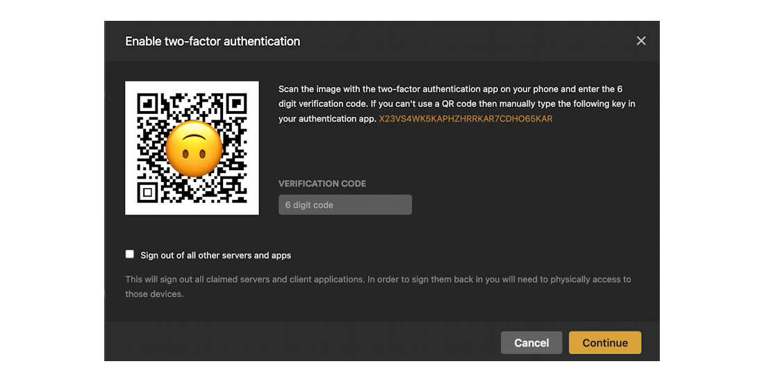 How to Enable 2-Factor Authentication for your Plex Account