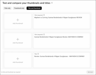 How to A/B Test Titles and Thumbnails in YouTube Studio