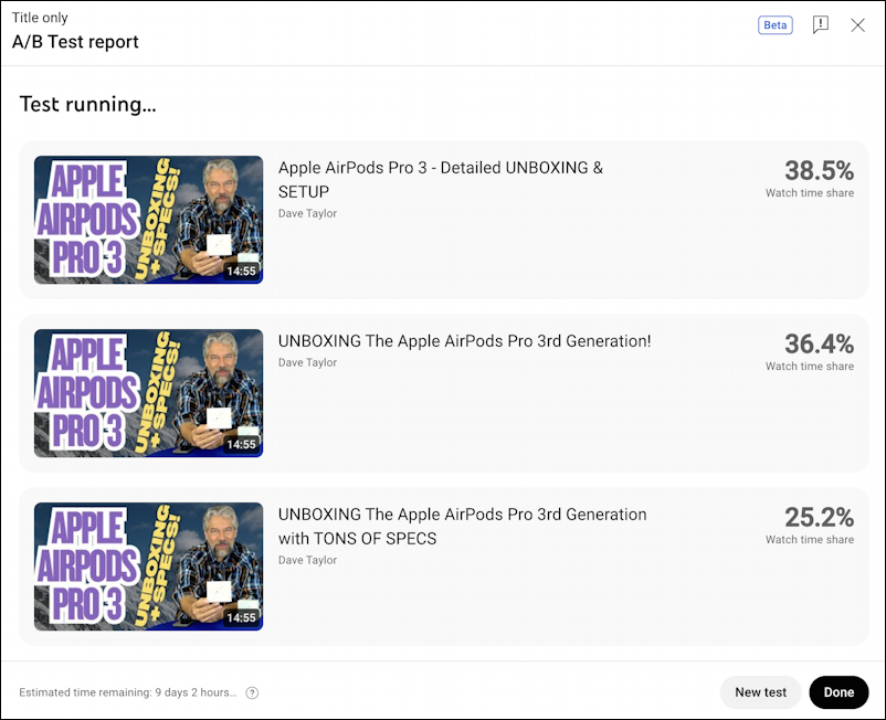 How to A/B Test Titles and Thumbnails in YouTube Studio