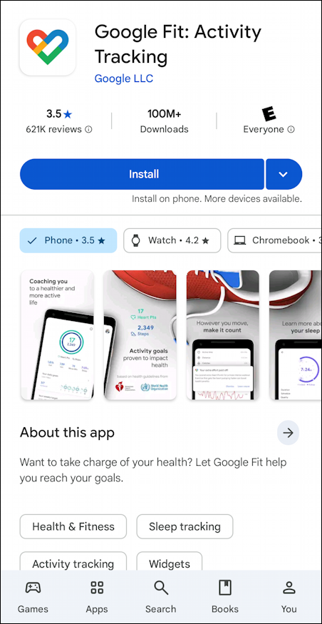 Track Your Steps with Google Fit for Android