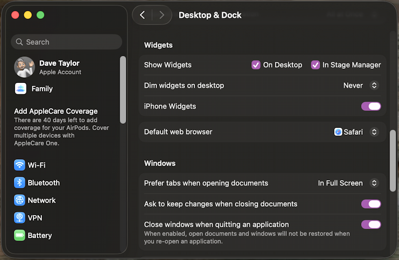 How to Add Fun Desktop Widgets to a MacOS 26 Computer