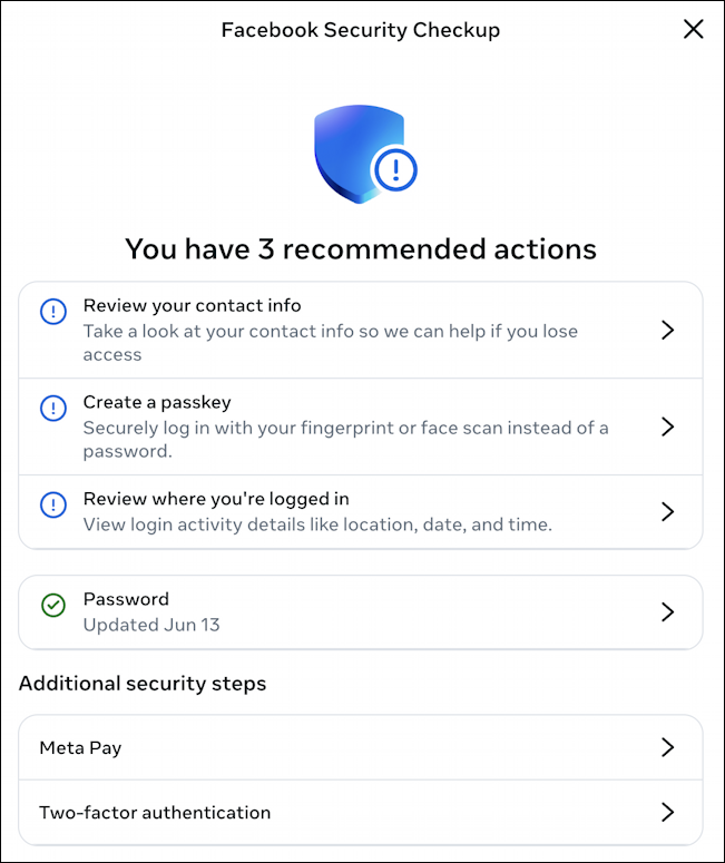 How to Set Up a Passkey for your Facebook / Meta Account