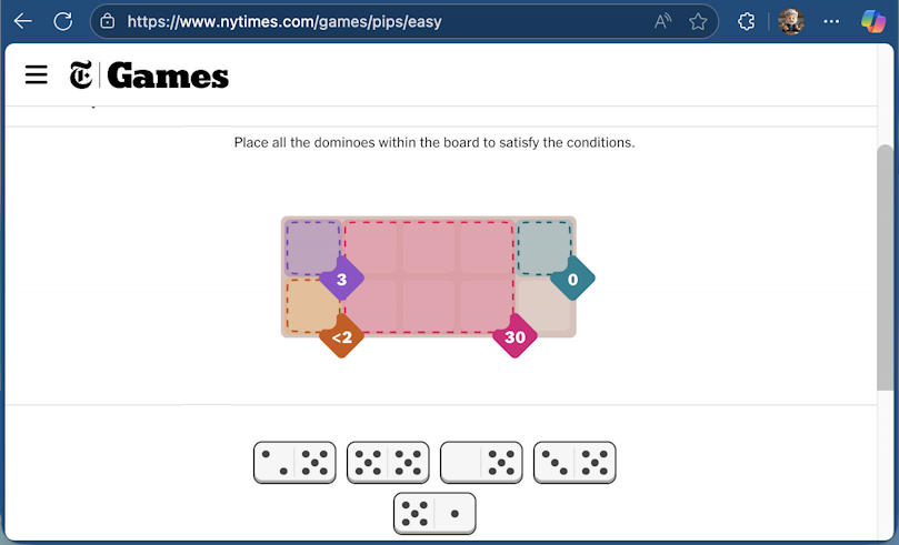 How to Play the NY Times “Pips” Domino Placement Puzzle Game